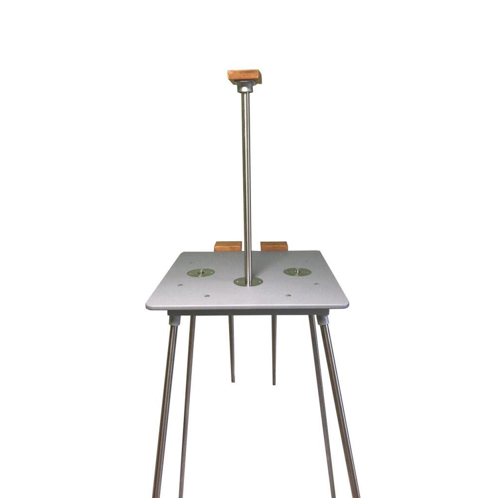 Equilibrium table with three canes stainless steel - Circus For You