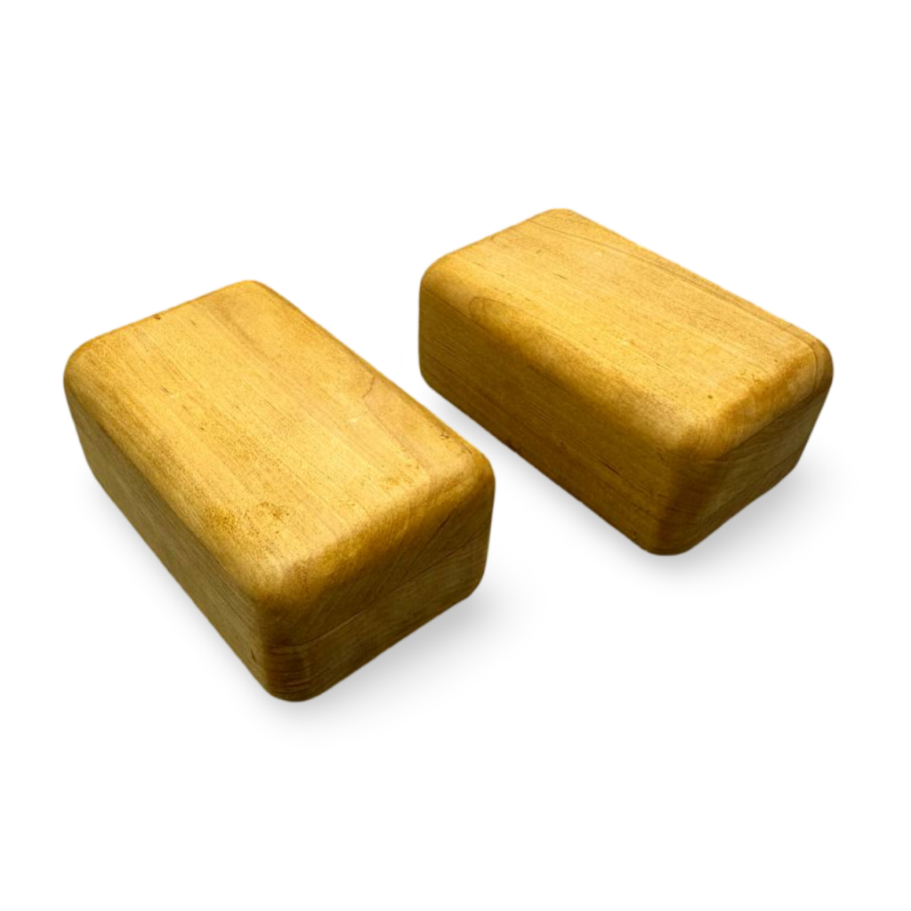 Sloped Hand stand blocks for hand balance (oak) - Circus For You