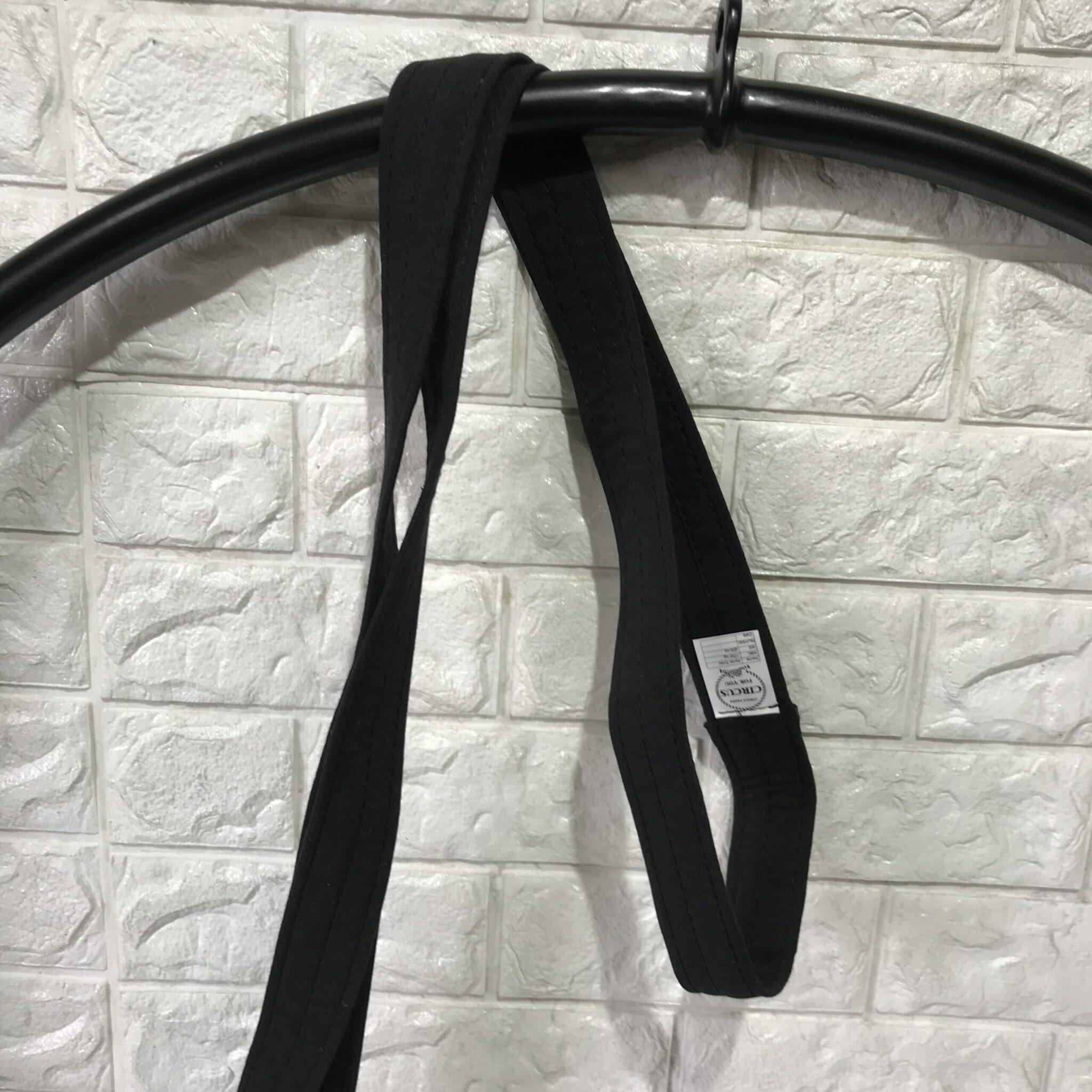 Rigging set "Strop" for aerial hoop with "Swivel-Ring black steel ...